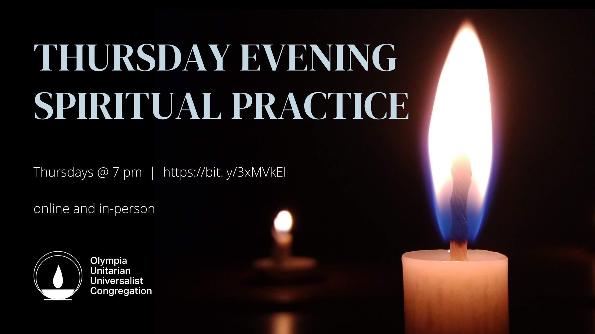 Thursday Evening Spiritual Practice Sessions Have Begun